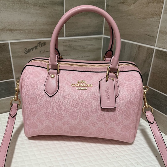 Coach | Bags | Coach Light Pink Satchel Bag | Poshmark